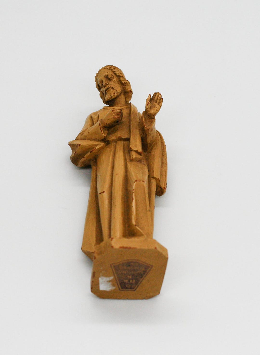 Vintage Figurine of Jesus | Collectible Christian Decor Art Sculpture ...