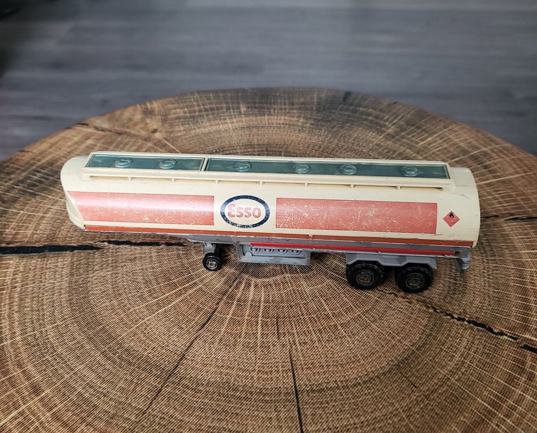 Vintage Esso Tanker Long Trailer Toy | Collectible Majorette Diecast ...