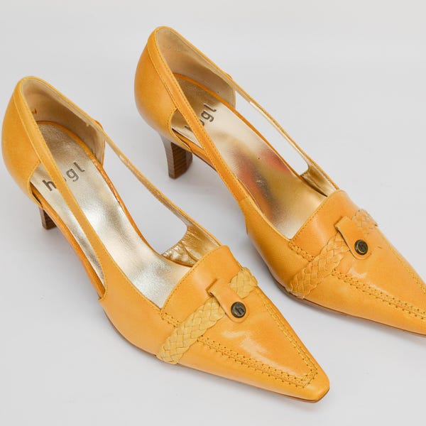 Mustard Heels - Etsy