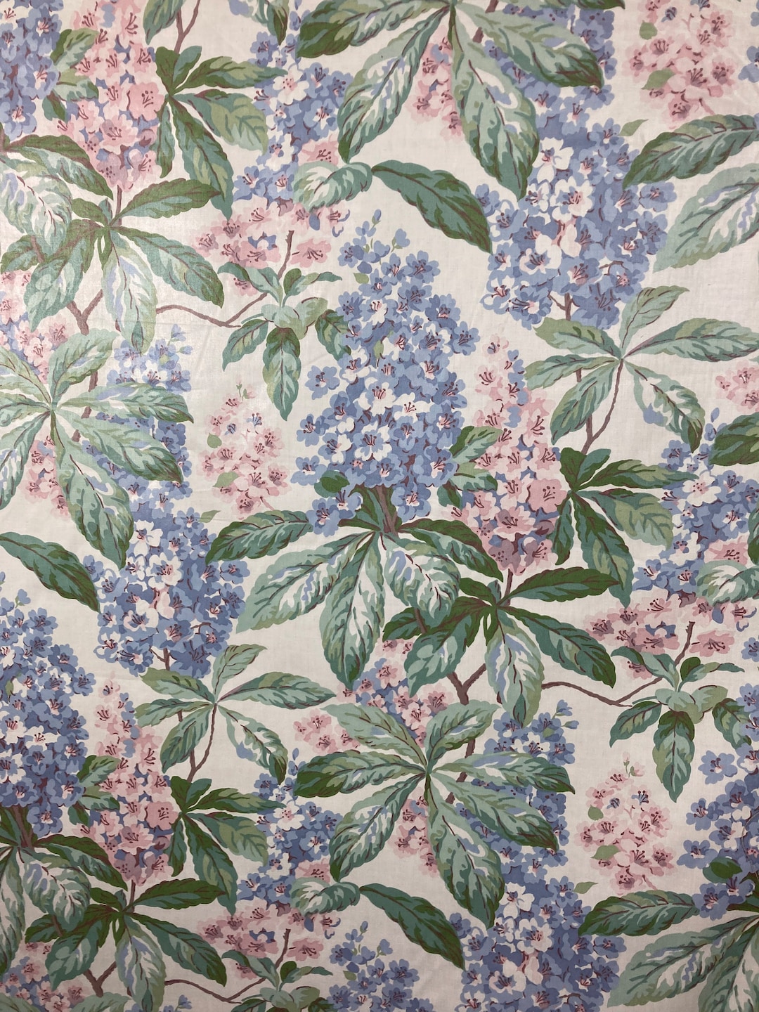 Vintage Waverly Floral Cotton Chintz Fabric "southern Charm" Collection ...