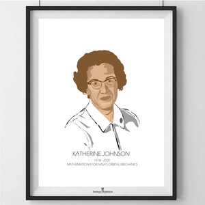Katherine Johnson Poster. Download and Print Yours Today - Etsy Denmark
