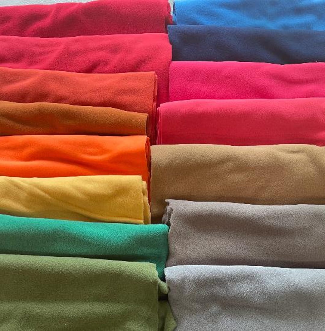 Destash - Random Fleece Scraps - Approx. 1 POUND - Choose Prints or ...