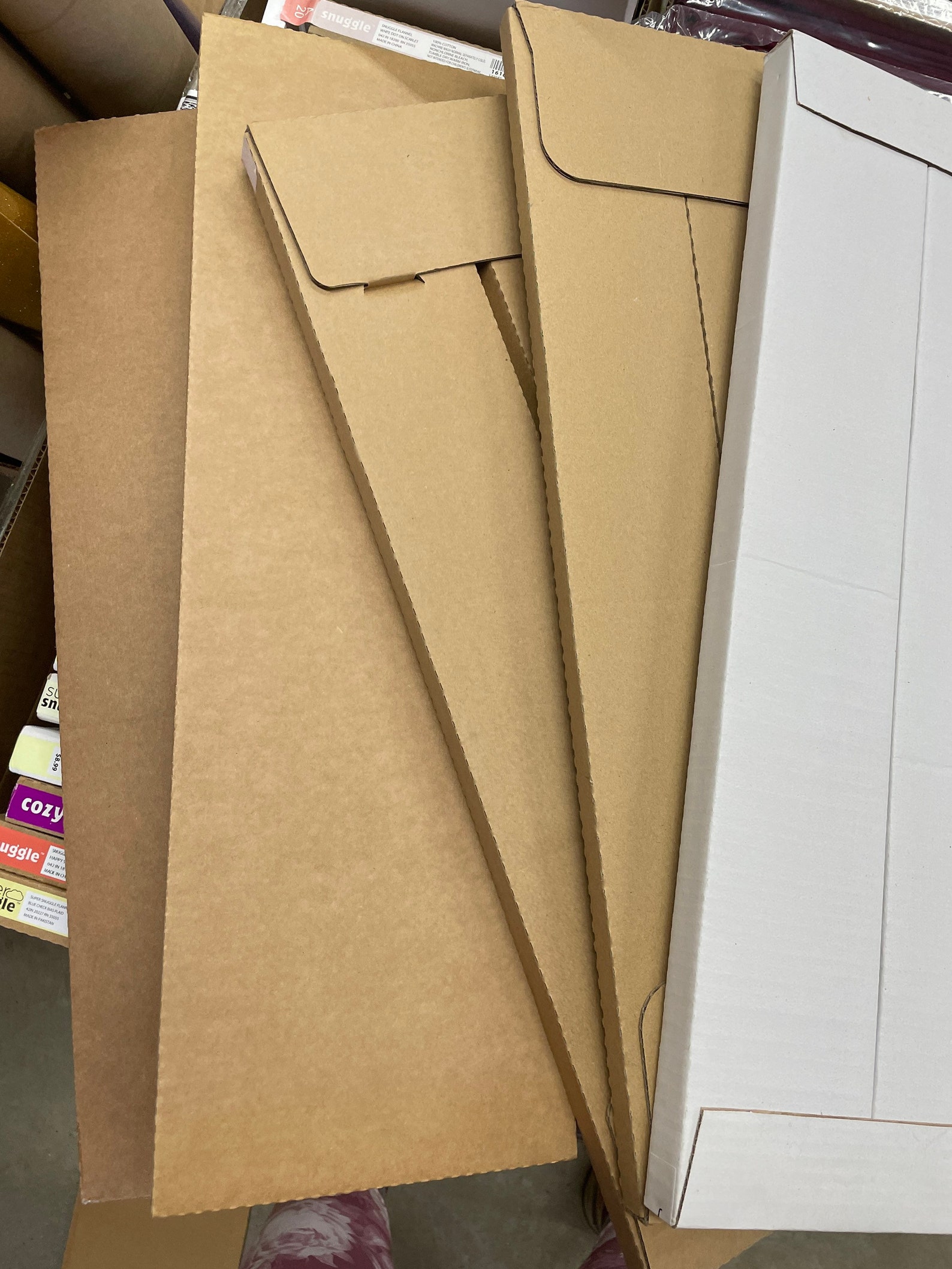 10 Cardboard Cores Bolts Fabric Storage Organization Crafting - Etsy