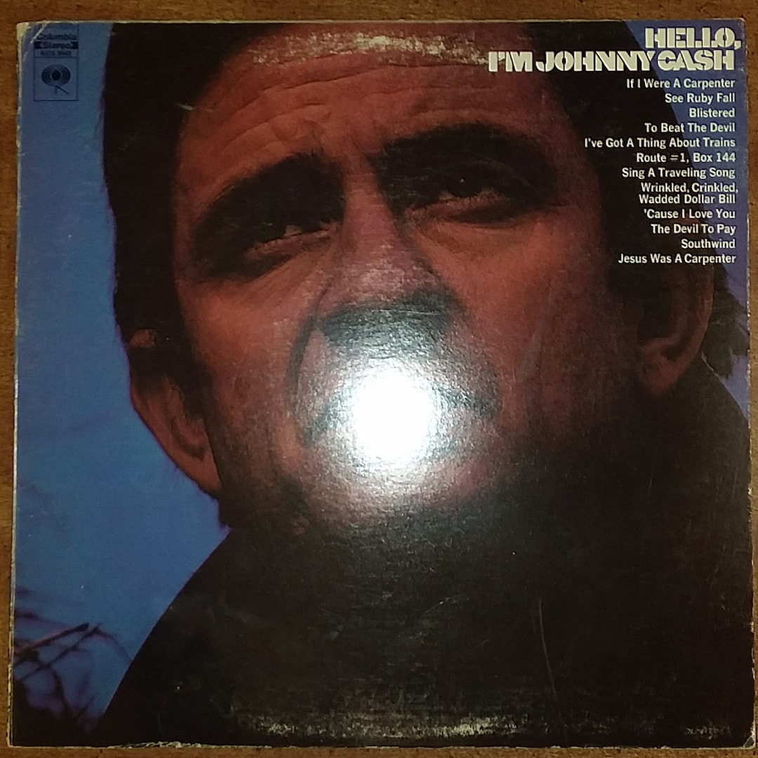 Johnny Cash - Hello I'm Johnny Cash KCS-9943 Vinyl Record LP 1970 - Etsy