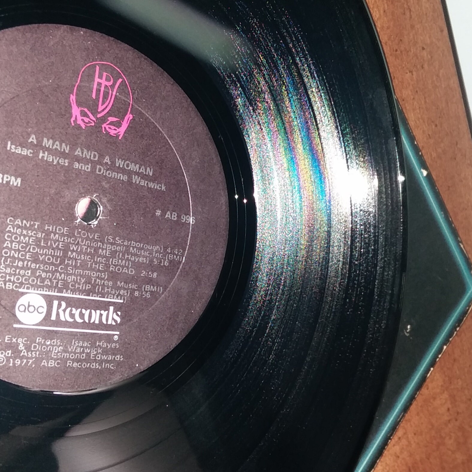 Isaac Hayes & Dionne Warwick - A Man and a Woman AB-996 Vinyl Record ...