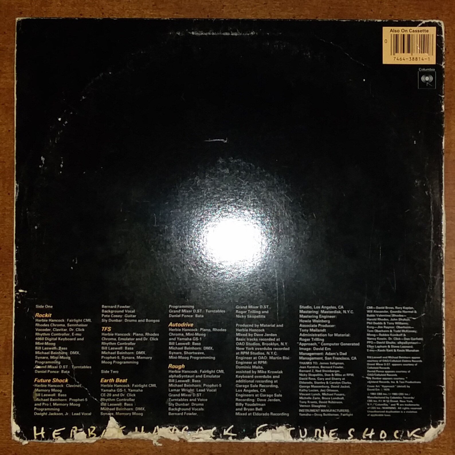 Herbie Hancock Future Shock AL-38814 Vinyl Record LP 1983 - Etsy