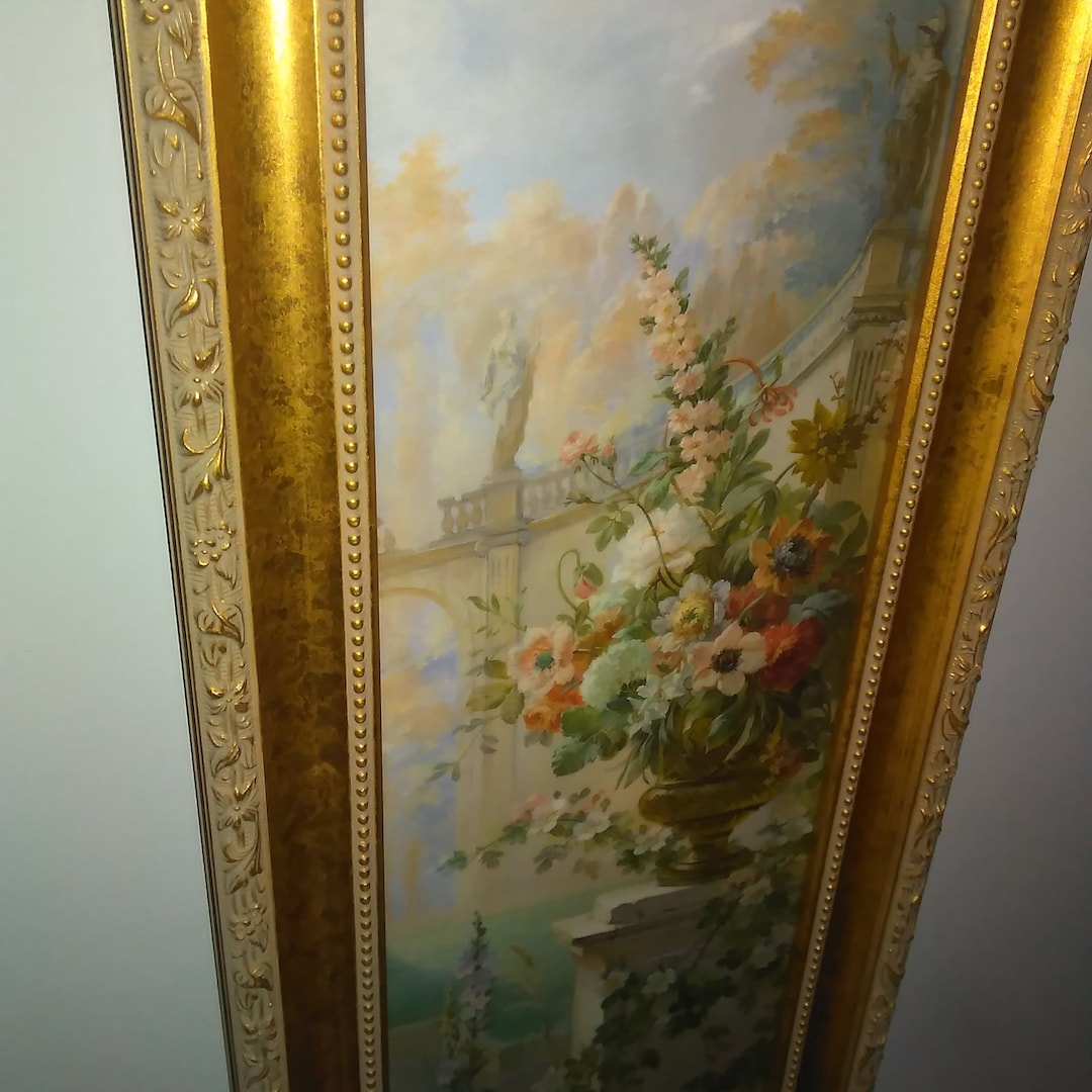 Vintage Pierre Victor Galland Scenic Panel III Oil on Canvas Framed ...