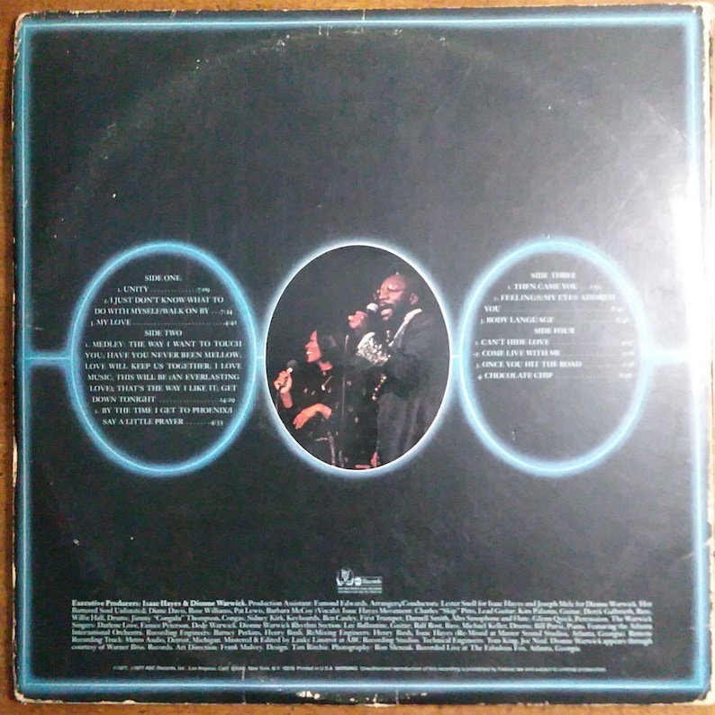 Isaac Hayes & Dionne Warwick - A Man and a Woman AB-996 Vinyl Record ...