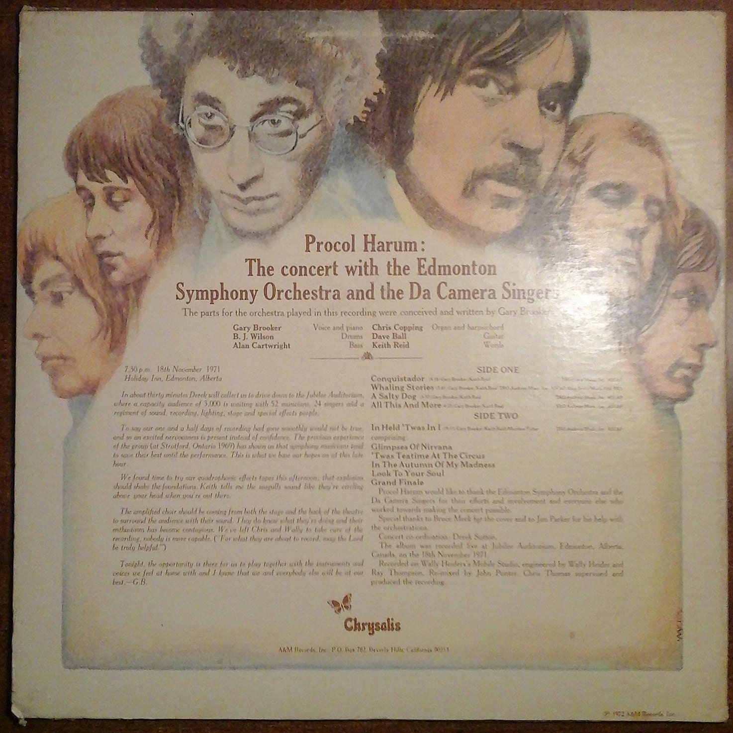 Procol Harum - Procol Harum Live With the Edmonton Symphony Orchestra ...