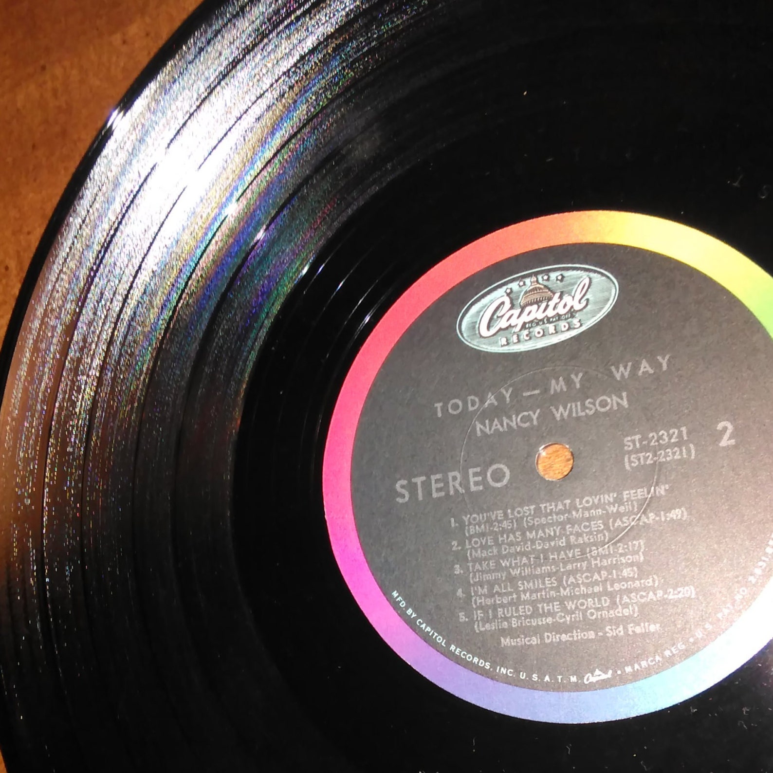 Nancy Wilson -today - My Way ST-2321 Vinyl Record LP 1965 - Etsy