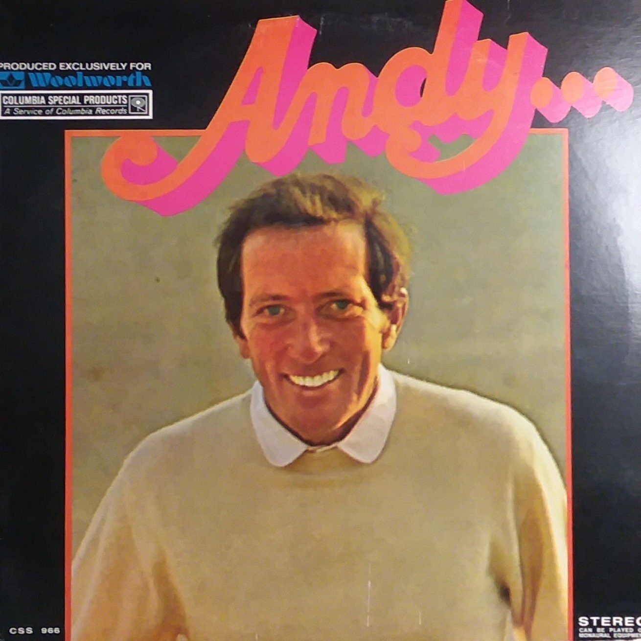 Andy Williams Andy...and Company CSS-966 Vinyl Record LP 1969 - Etsy