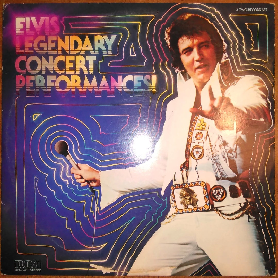 Elvis Legendary Concert Performances R244047 Vinyl Record - Etsy