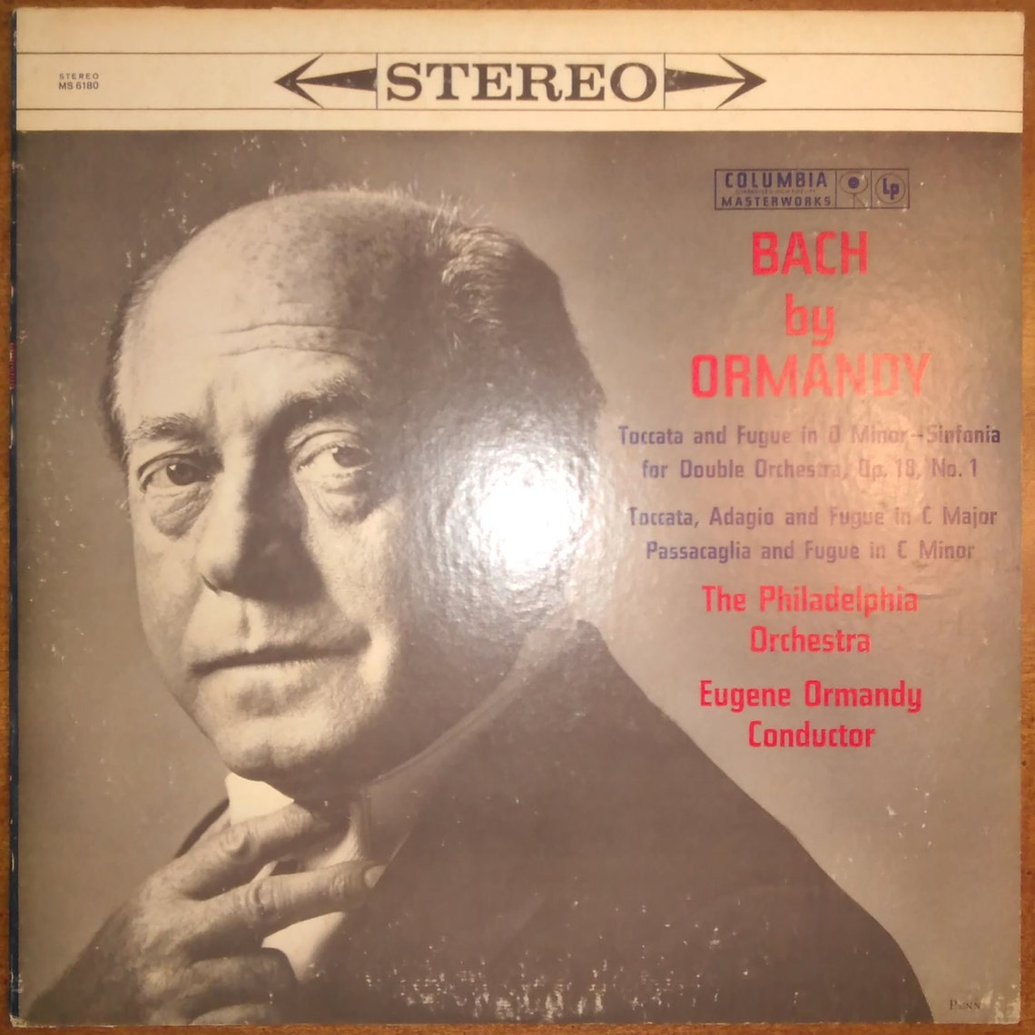 Eugene Ormandy, Philadelphia Orchestra Bach by Ormandy MS-6180 Vinyl Record LP - Etsy