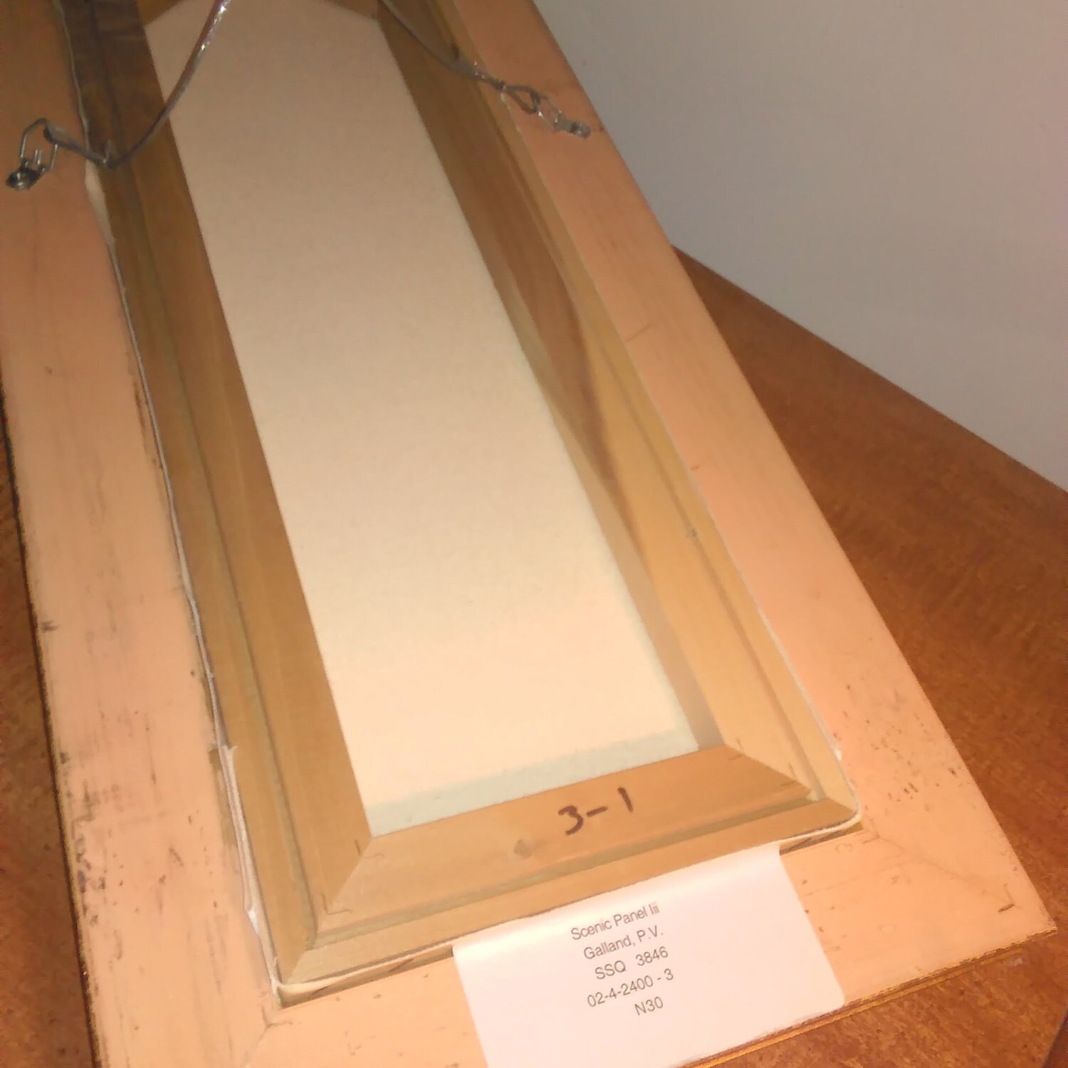 Vintage Pierre Victor Galland Scenic Panel III Oil on Canvas Framed ...