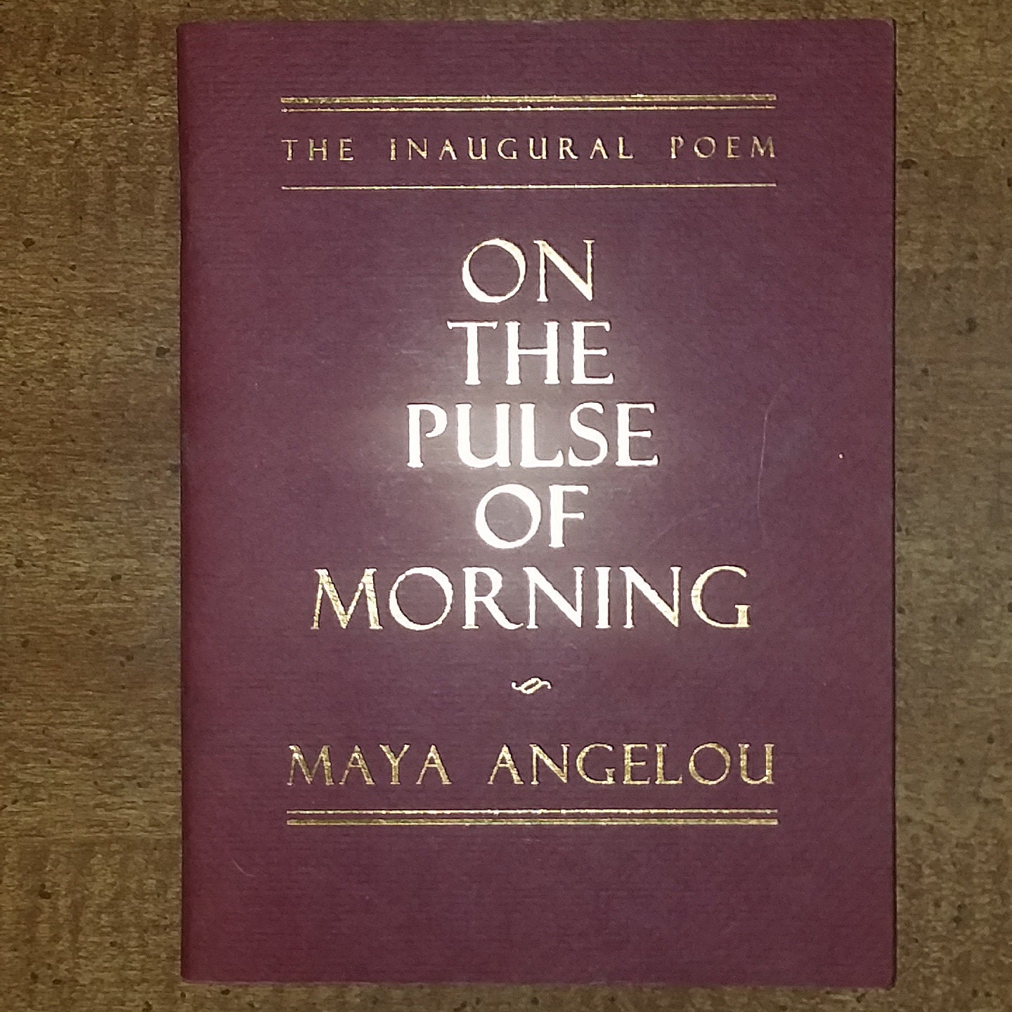 1993 Maya Angelou on the Pulse of Morning - Etsy