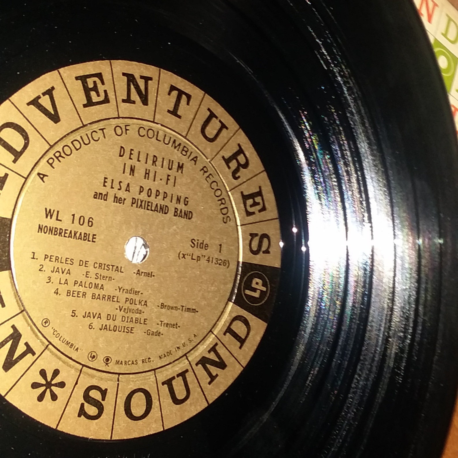 Elsa Popping and Her Pixieland Band WL-106 Vinyl Record LP 1958 - Etsy