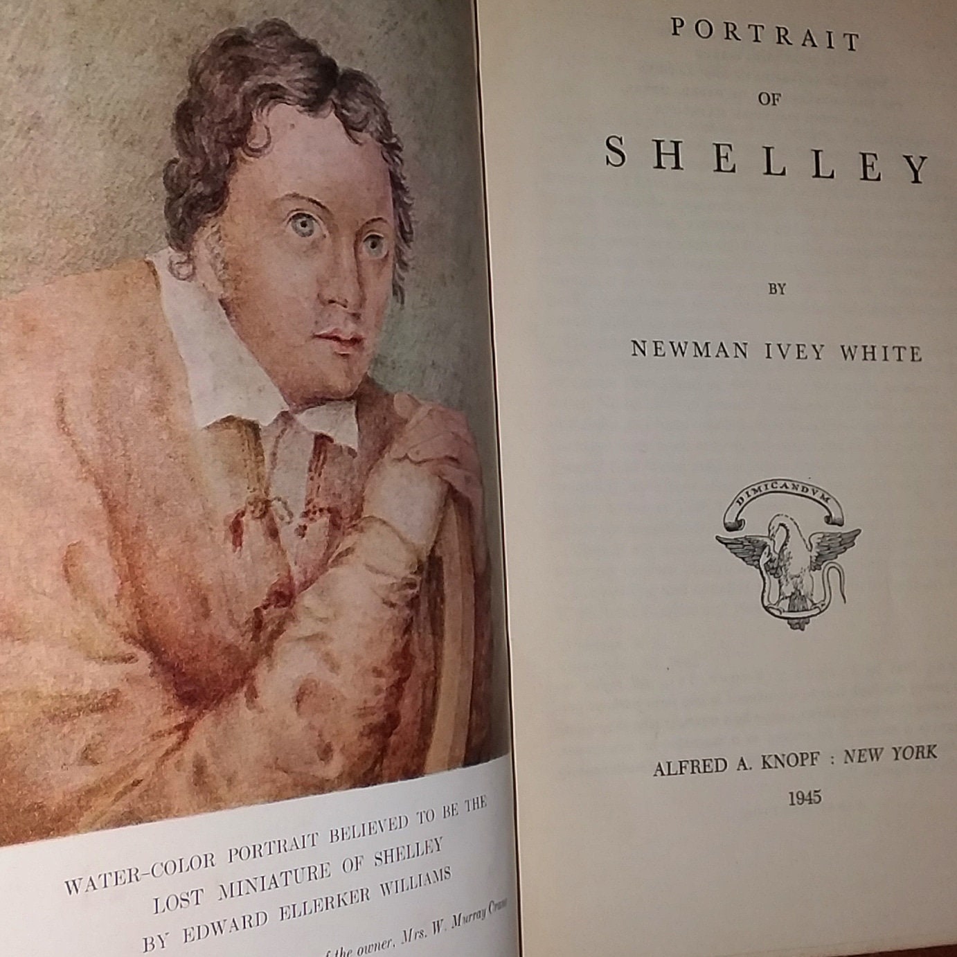 1945 Newman Ivey White Portrait of Shelley - Etsy