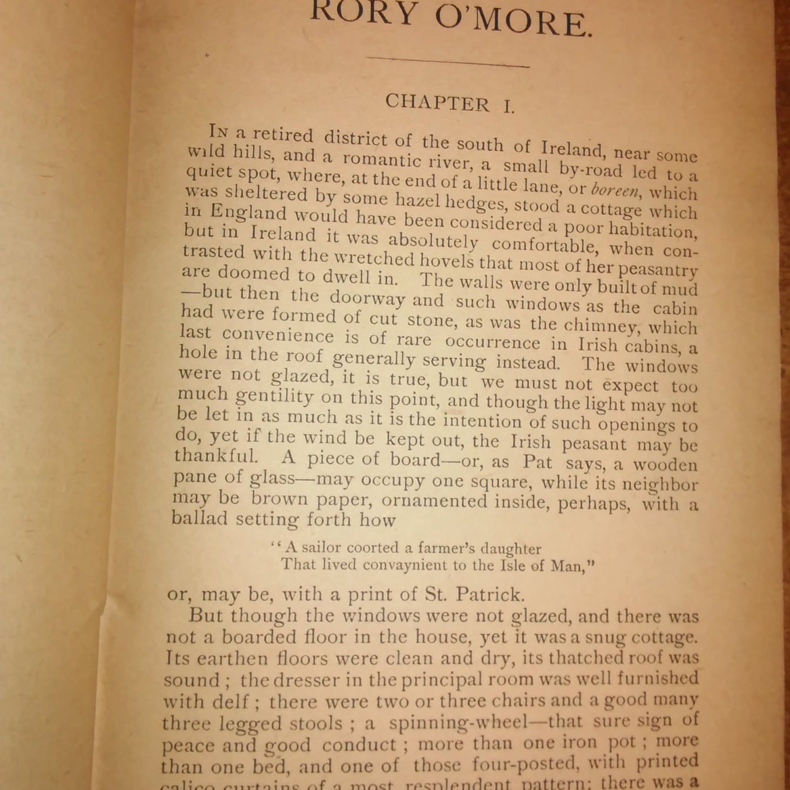 1891 Samuel Lover Rory O'more: A National Romance Antique Book - Etsy