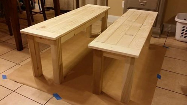 Custom wood Benches made to order | Etsy