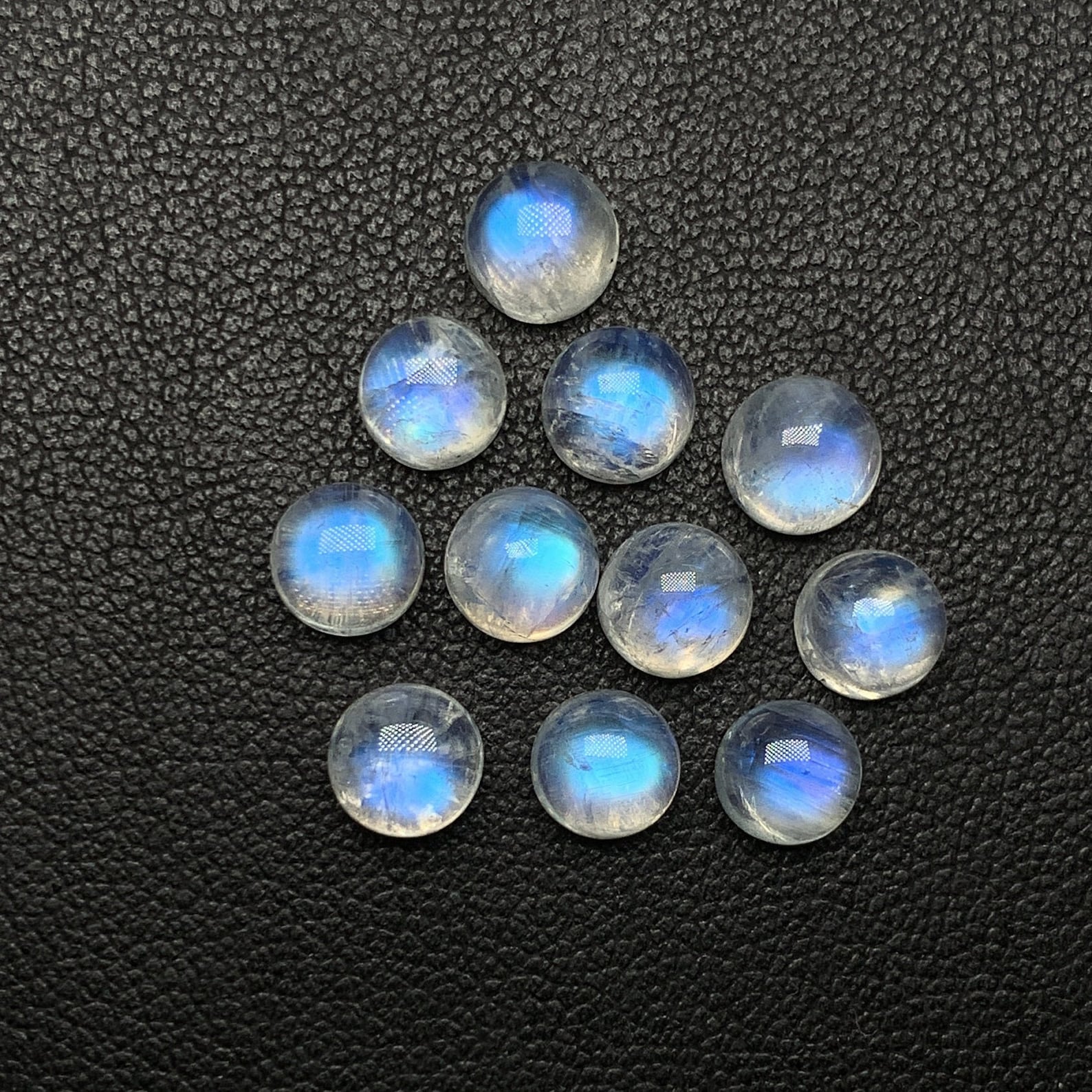 Awesome!!!!!! Natural Blue Sheen 5A Quality Rainbow Moonstone, Round ...