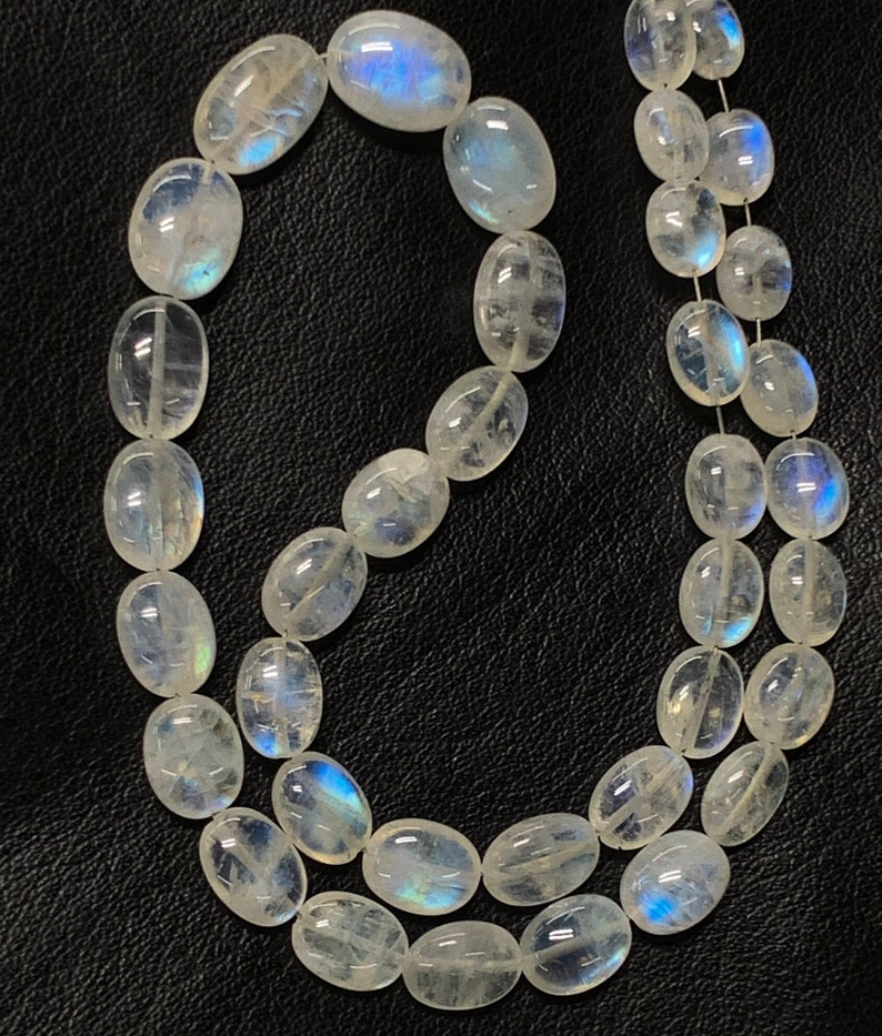 Gorgeous Multi Fire Rainbow Moonstone Strands Beads, Oval Shape Smooth Polish Briolette Drill ...