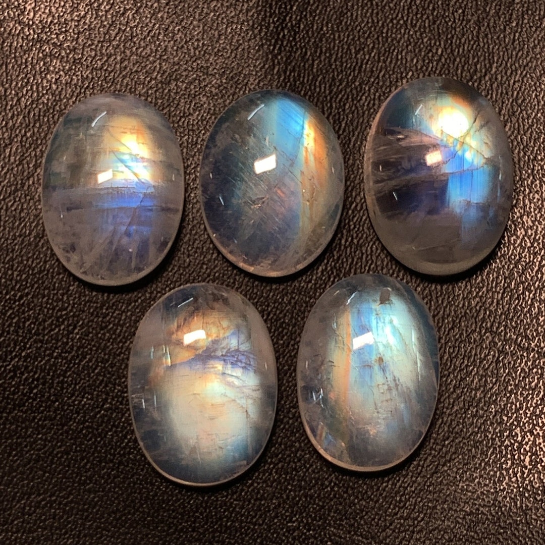 Amazing!!! 5A Quality Natural Multi Fire Rainbow Moonstone, Rare ...