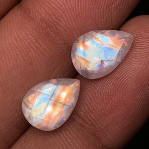 Fabulous 6A Quality Multi Fire Rainbow Moonstone, Amazing Cut Moonstone ...