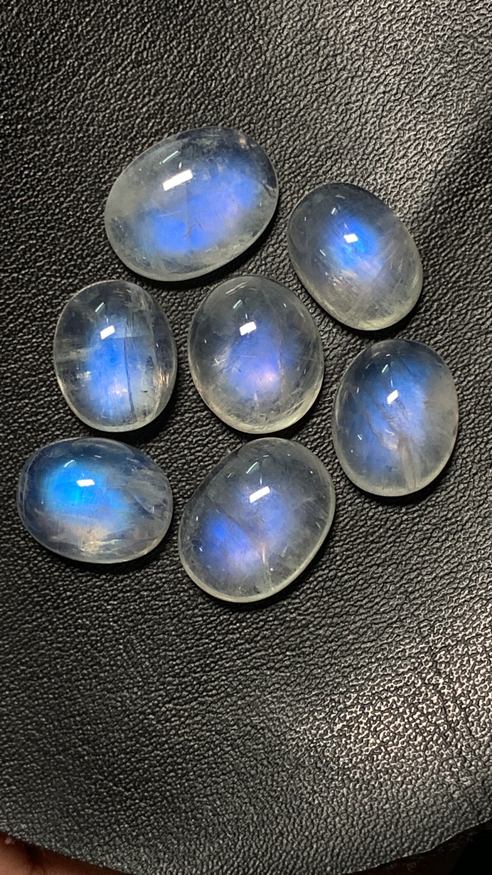 Blue Flashy 5A Quality Natural Rainbow Moonstone, Rare Moonstone 10x12 ...