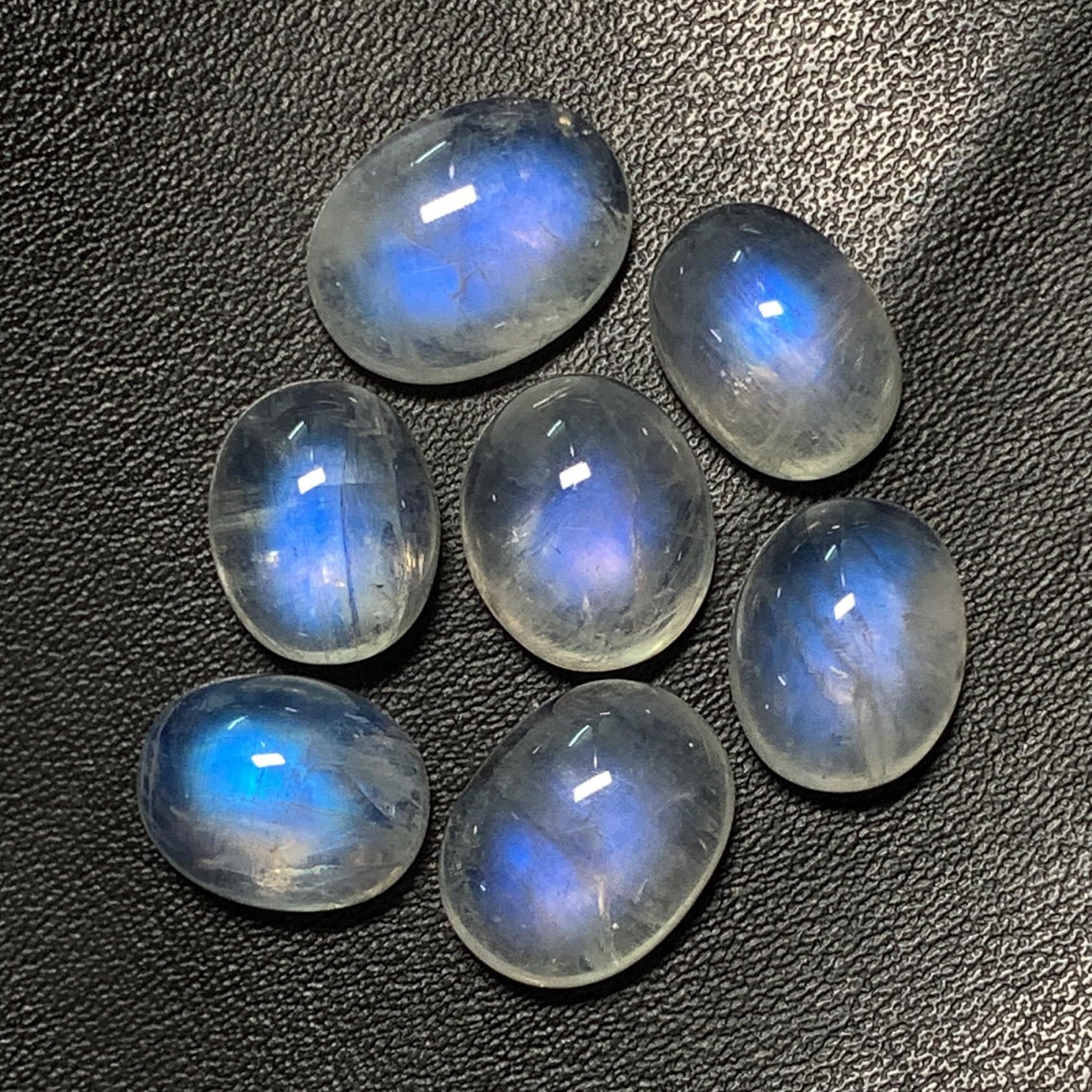 Blue Flashy 5A Quality Natural Rainbow Moonstone, Rare Moonstone 10x12 ...