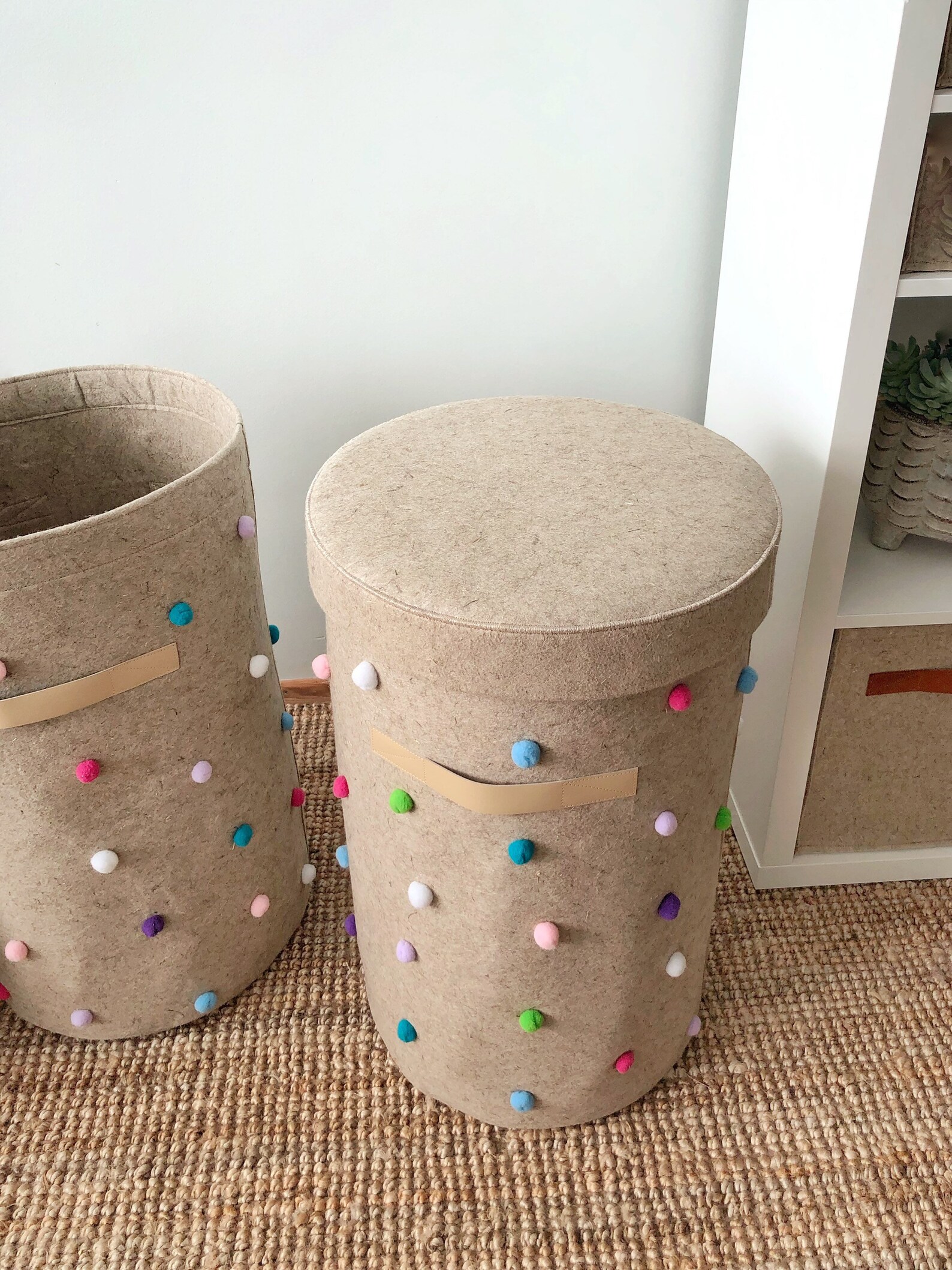 Personalized Storage Basket With Lid. Kids Laundry Hamper - Etsy