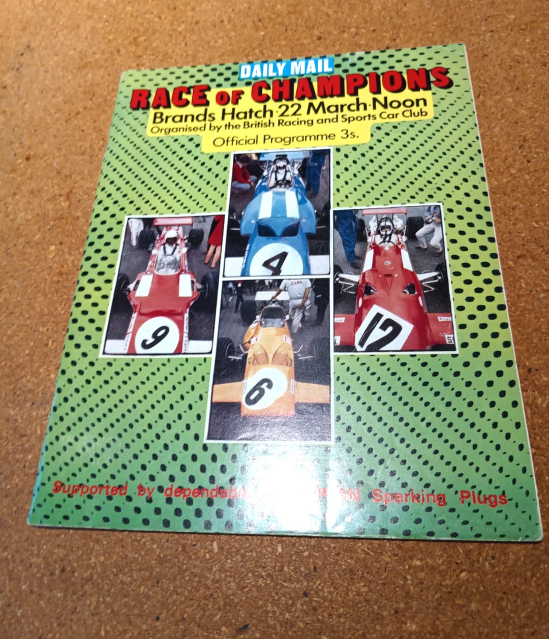 Brands Hatch 1970 Daily Mail Race of Champions Program - Etsy