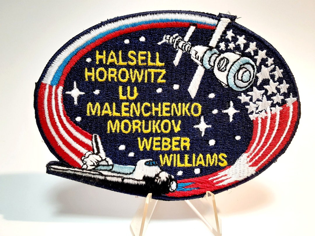 STS-101 - 4" - Original Crew "external Wing" - A-B Emblem Patch - Etsy
