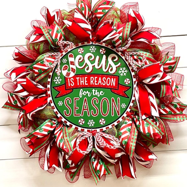 Christian Wreath - Etsy