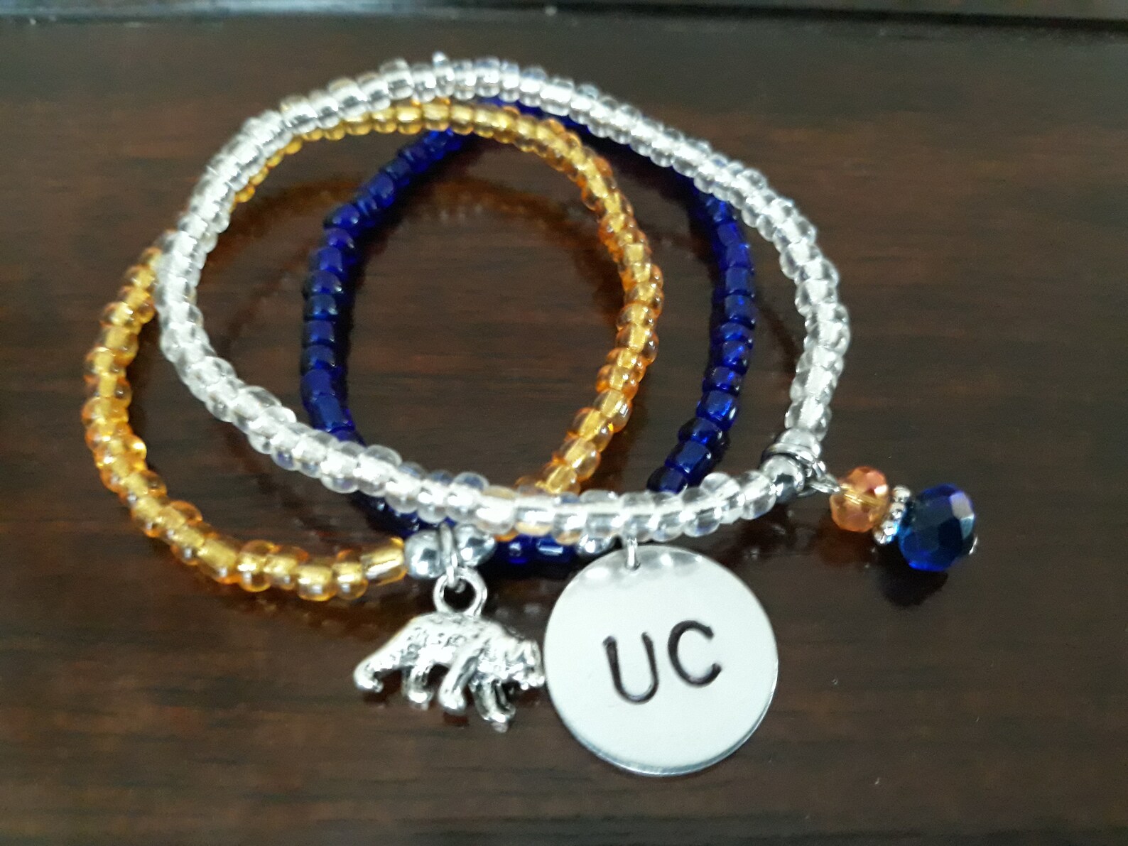 University of California BerkeleyCollege Bracelets Set of 3 | Etsy