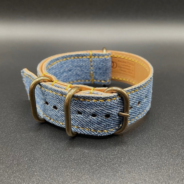 Denim Watch Strap - Etsy
