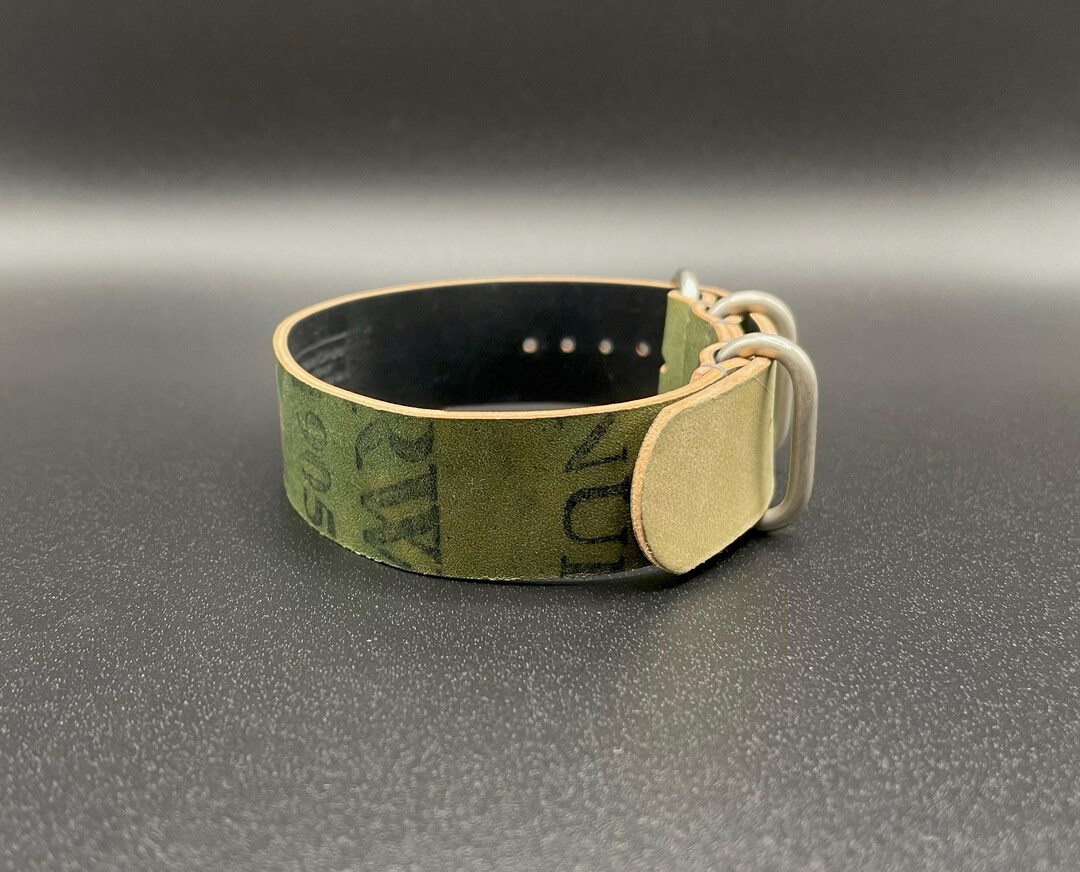 Horween Shell Cordovan • Single-pass NATO Watch Strap • Inverted ...