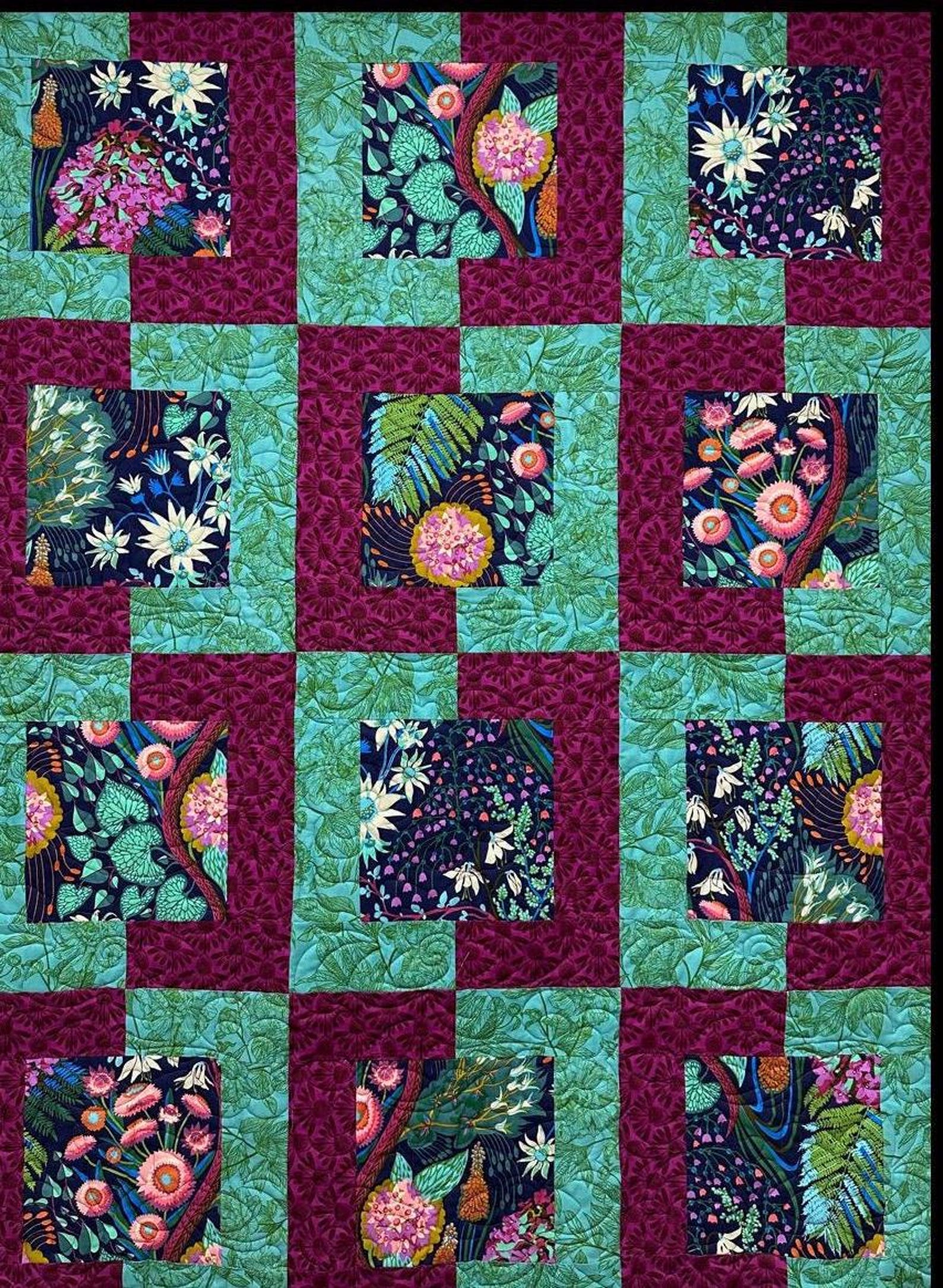 Villa Rosa / Zamara Quilt Pattern by Pat Fryer for VRD / Fat Quarter ...