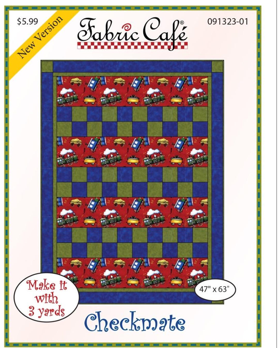 Checkmate / 3 Yard Quilt Pattern - Etsy