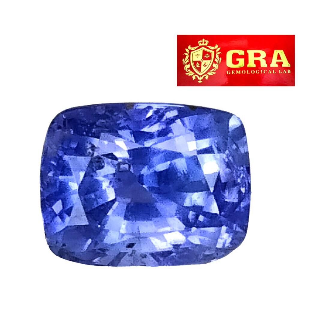 2.00CTS Violetish Blue Natural Certificate Unheated Color Change ...