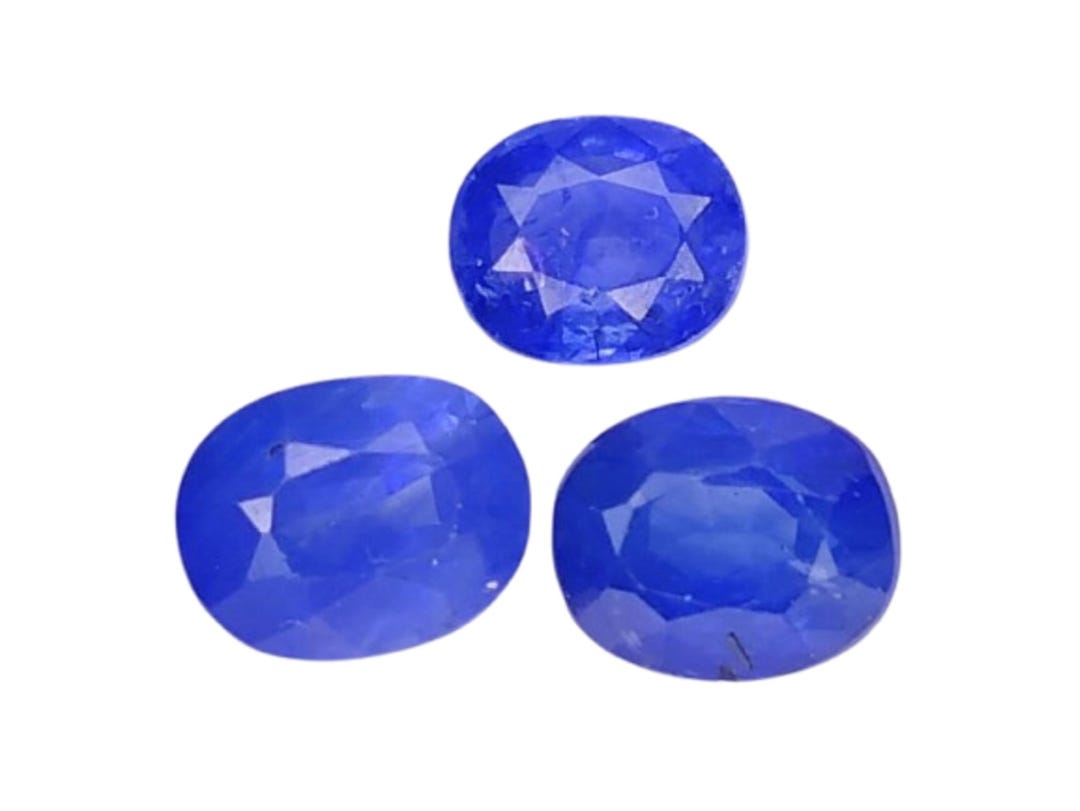 NATURAL BLUE SAPPHIRE_ 3.41cts & 6.0x5.3x3.2 Mm _ Blue Sapphire ...