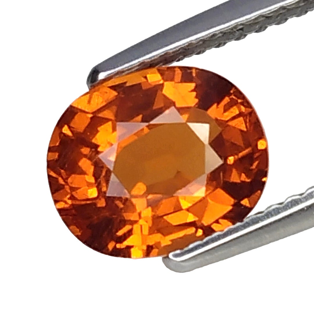 2.150CTS Fanta Orange Natural Spessartite Garnet Oval Loose - Etsy