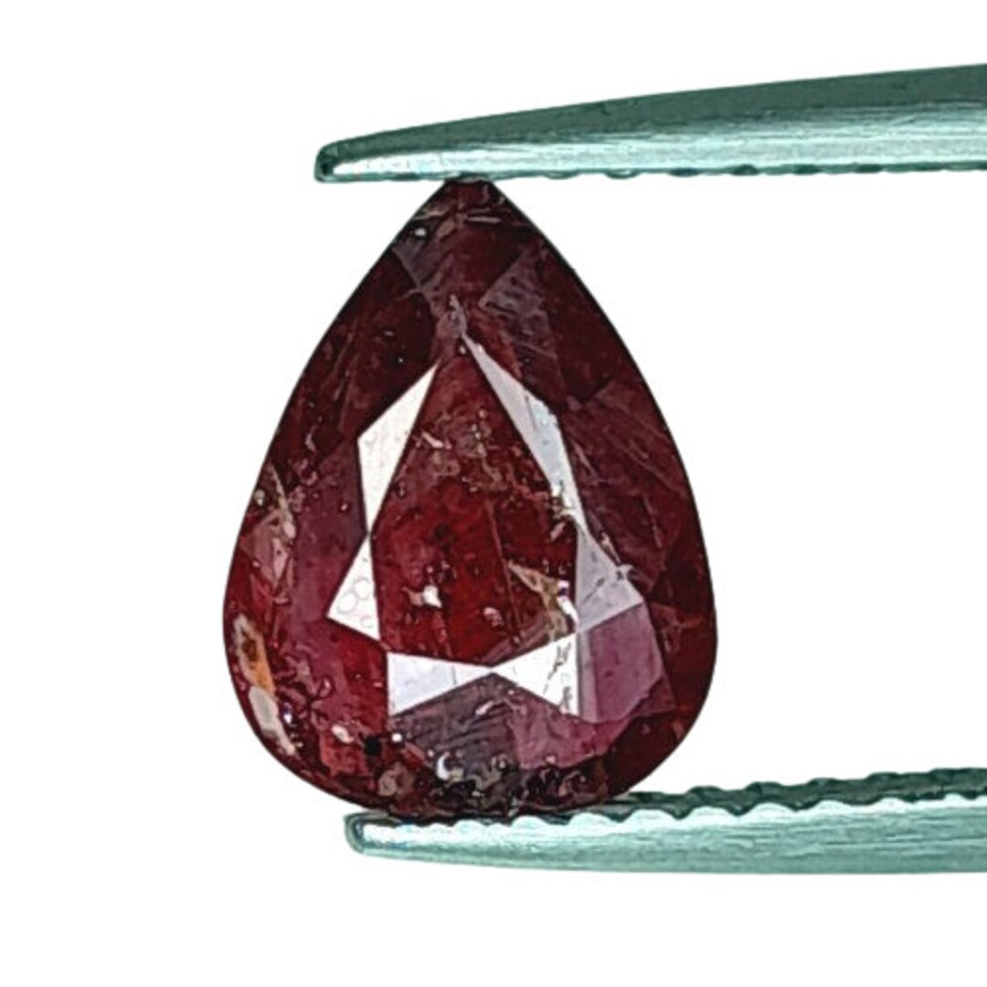1.63 Cts Pink Red Natural Unheated Ruby Pear Cut Loose - Etsy