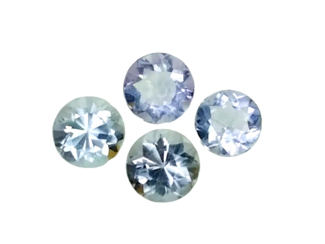 NATURAL BERYL ( HELIODOR ) _ 2.81cts & 6.0x6.0x4.2 Mm _ Light Blue ...