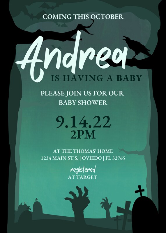 Zombie Baby Shower