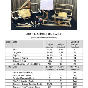 Original Upright Wood Bead Loom Kit - Etsy