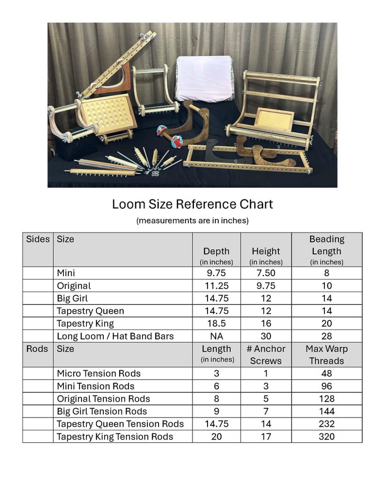 Long Wood Bead Loom - Etsy