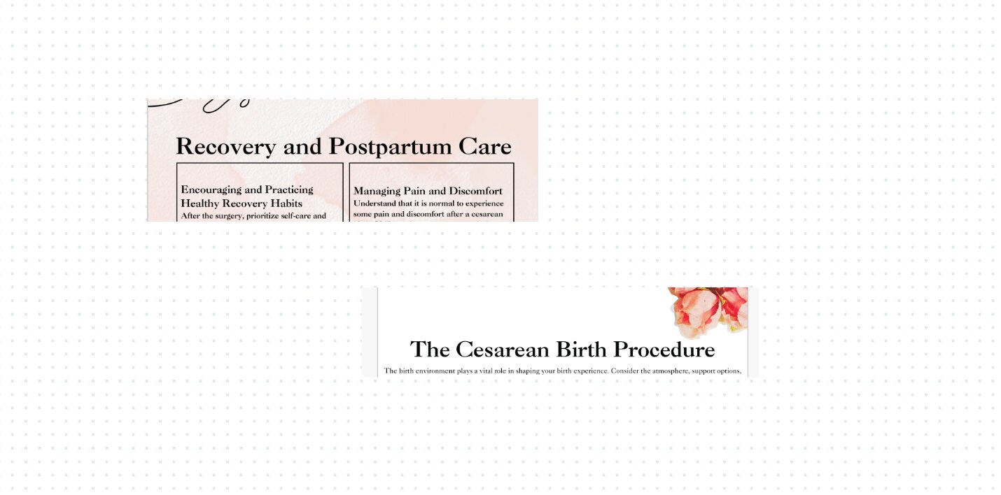 Cesarean Birth Plan Checklist, Preparing for a Memorable and Empowering ...