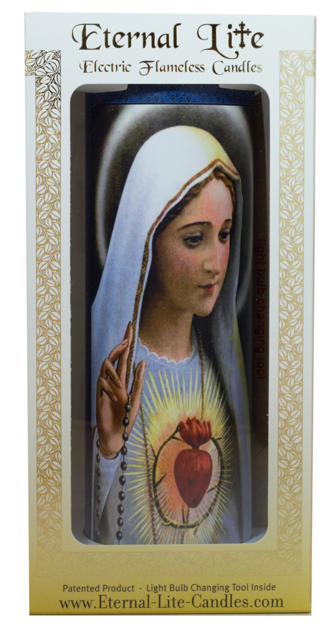 Our Lady of Fatima Flameless Candle - Etsy