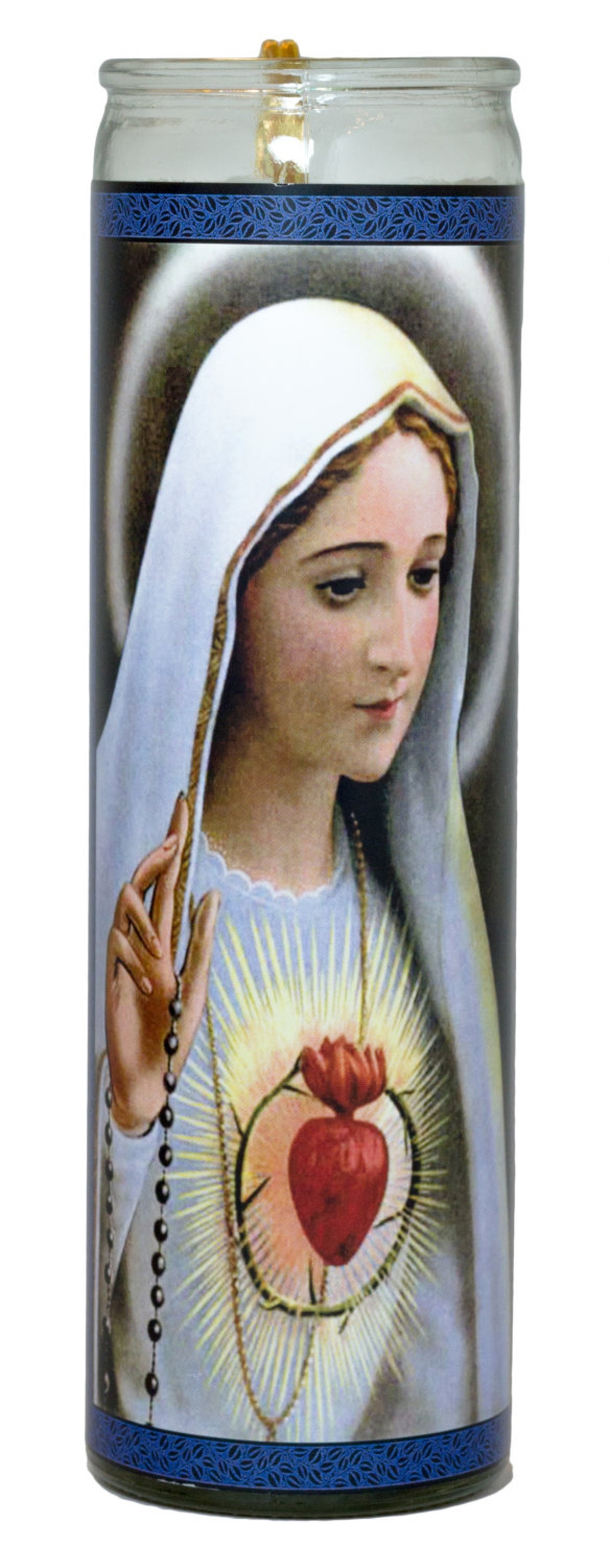 Our Lady of Fatima Flameless Candle - Etsy