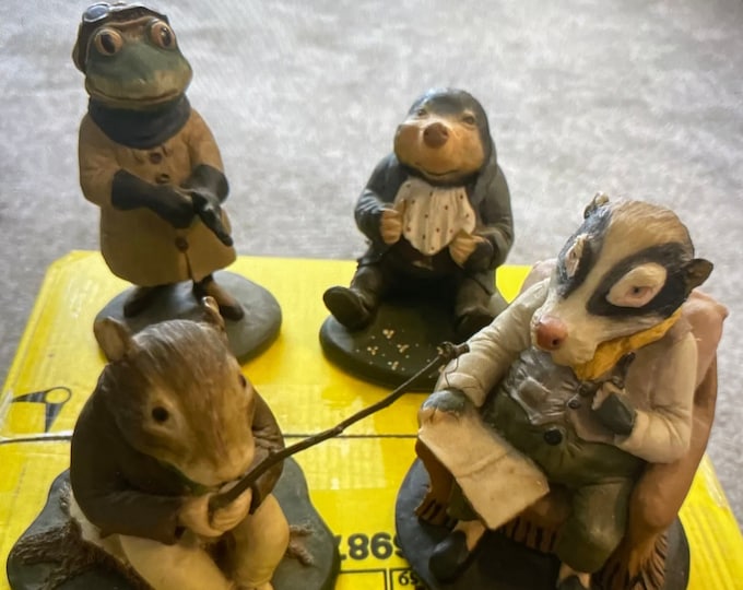 Coalport Wind in the Willows Hand Painted Porcelain Figures - Toad ...